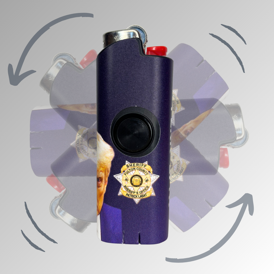 FLKR LYTR: Flicker lighter fidget spinner lighter case