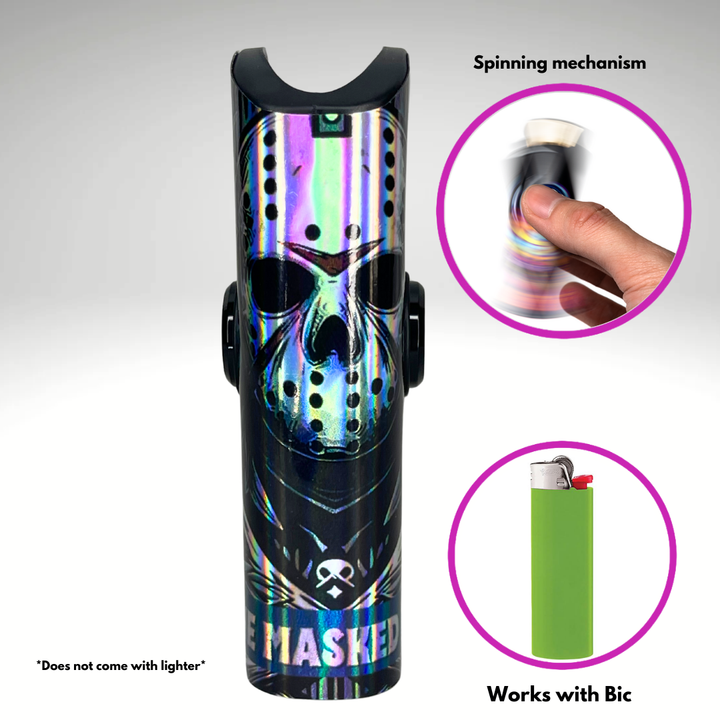 FLKR LYTR: Flicker lighter fidget spinner lighter case