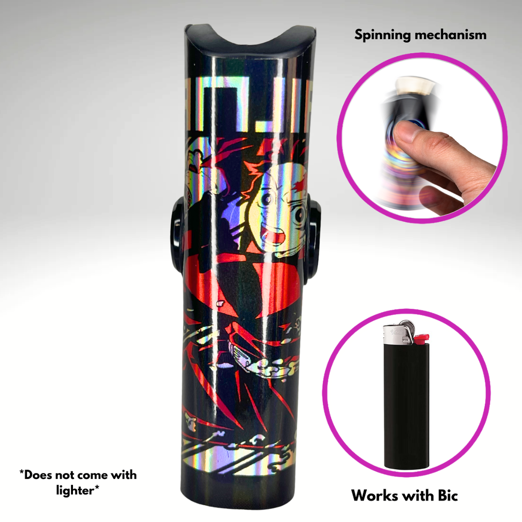 FLKR LYTR: Flicker lighter fidget spinner lighter case