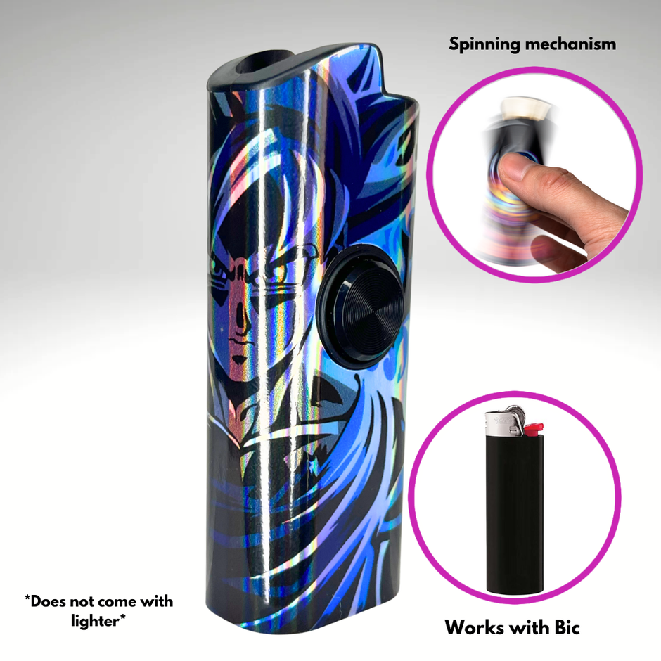 FLKR LYTR: Flicker lighter fidget spinner lighter case