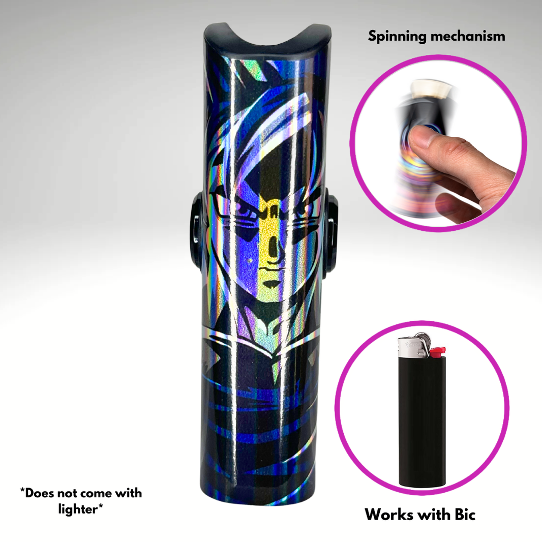 FLKR LYTR: Flicker lighter fidget spinner lighter case