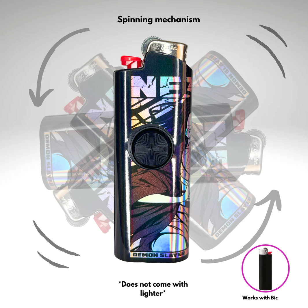 FLKR LYTR: Flicker lighter fidget spinner lighter case