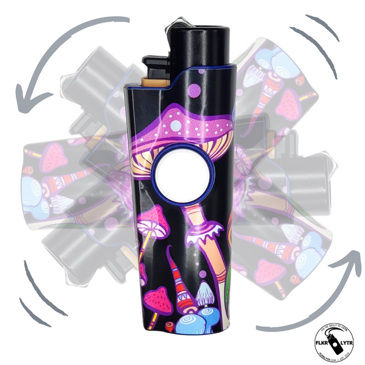 FLKR LYTR: Flicker lighter fidget spinner lighter case