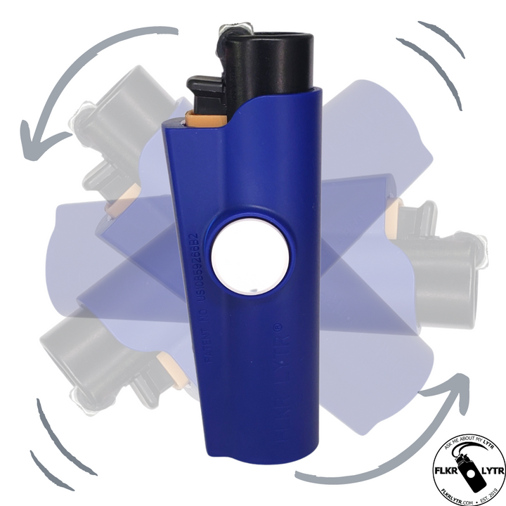FLKR LYTR: Flicker lighter fidget spinner lighter case