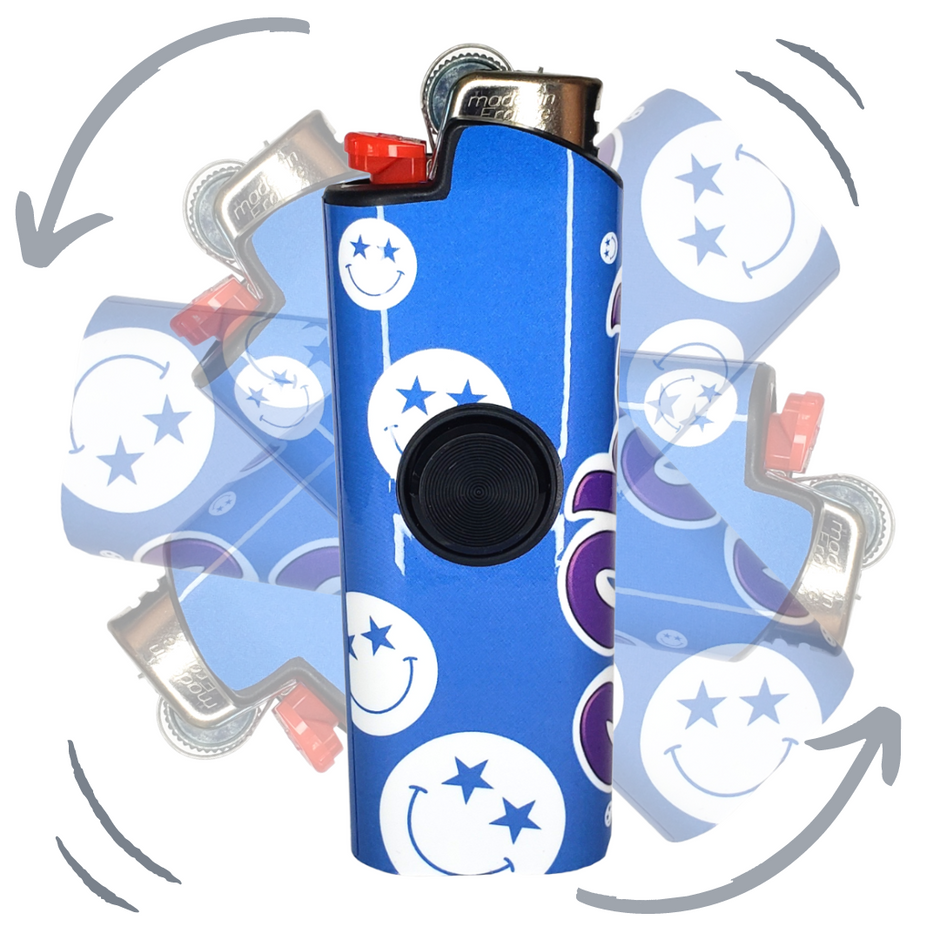FLKR LYTR: Flicker lighter fidget spinner lighter case